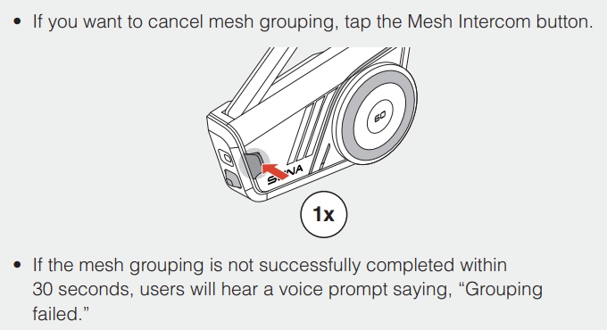 Group Mesh – Sena Technologies Help Desk